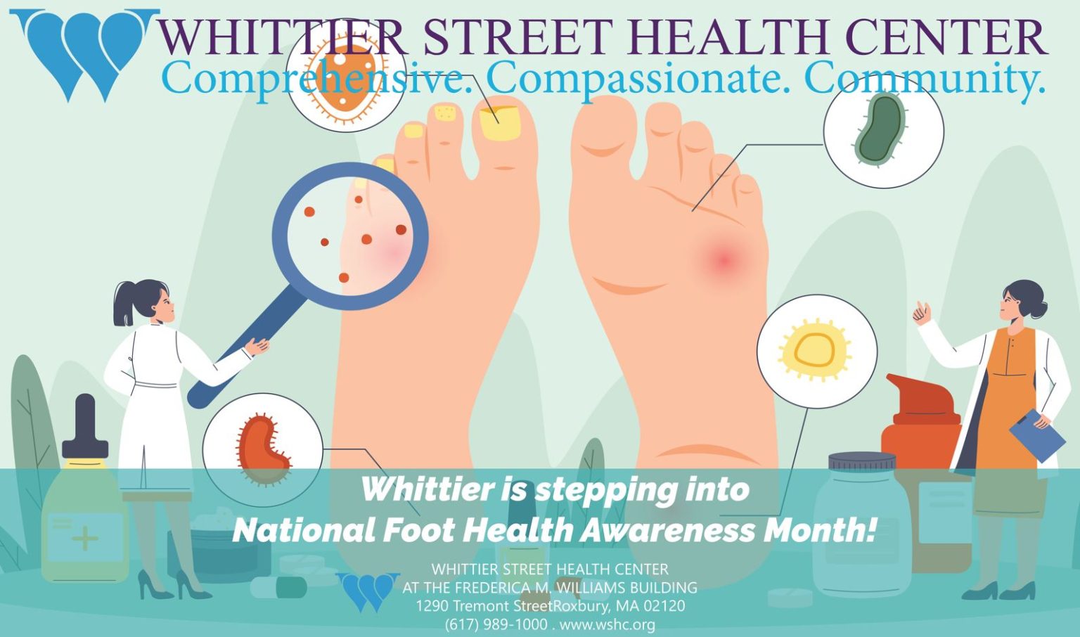 National Foot Health Awareness Month - Whittier Street Health Center ...